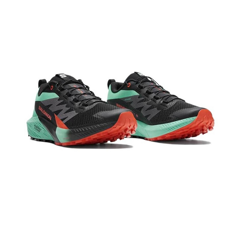 Leftfoot - SALOMON - Sense Ride 5 - Black Bay/Cherry Tomato - Men's ...